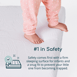 Ergo-Pedic Organic ergoBean Luxe Mini5, Dual-Stage Breathable Crib ...