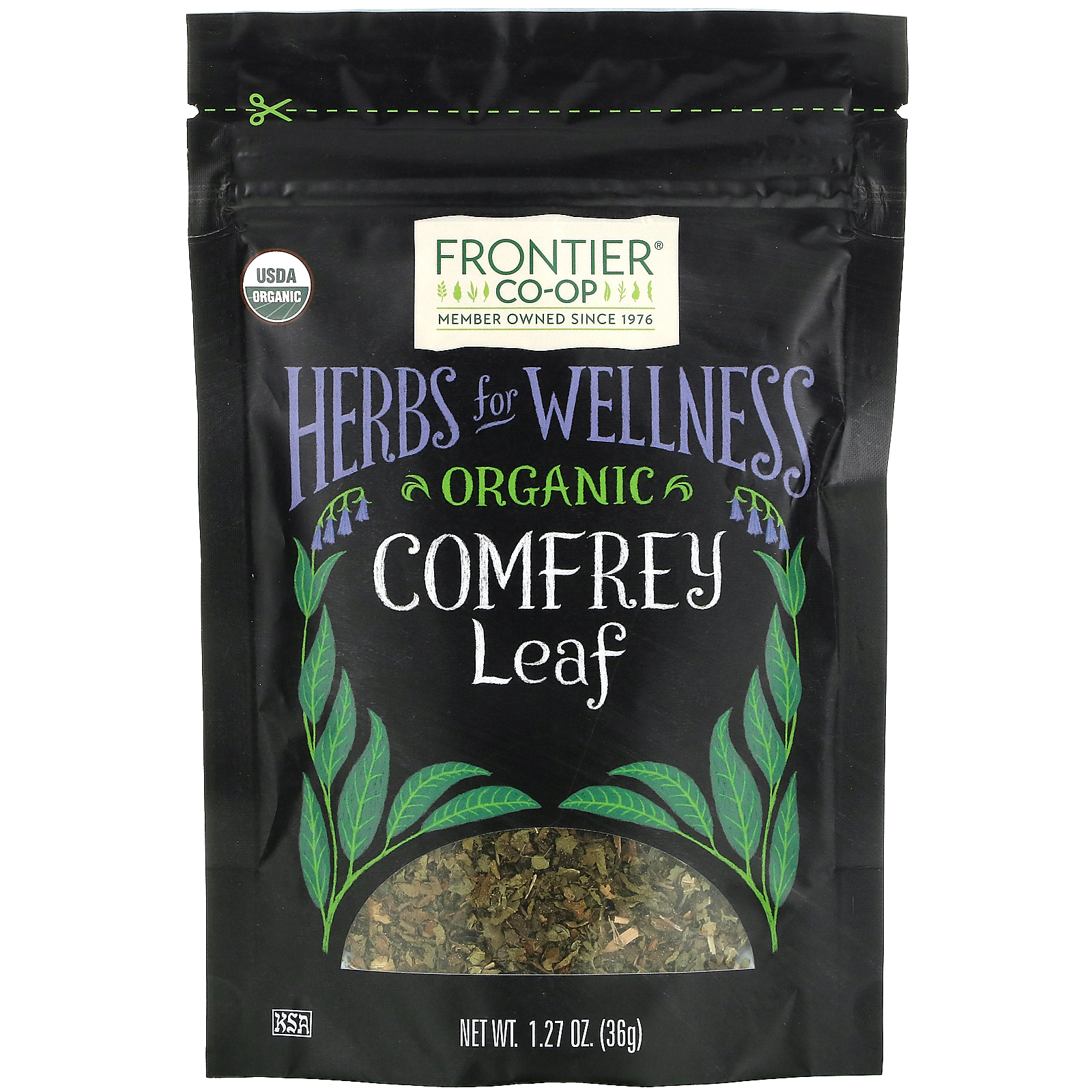 Frontier Natural Products, Organic Comfrey Leaf, 1.27 oz (36 g) (1 Pack ...