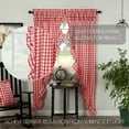 VHC Brands Annie Buffalo Check Cotton Farmhouse Curtains Rod Pocket ...