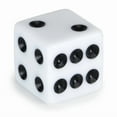 STAR- 5 Pack 16Mm Classic White Game Dice For Yatzy Farkel Liar'S Dice ...