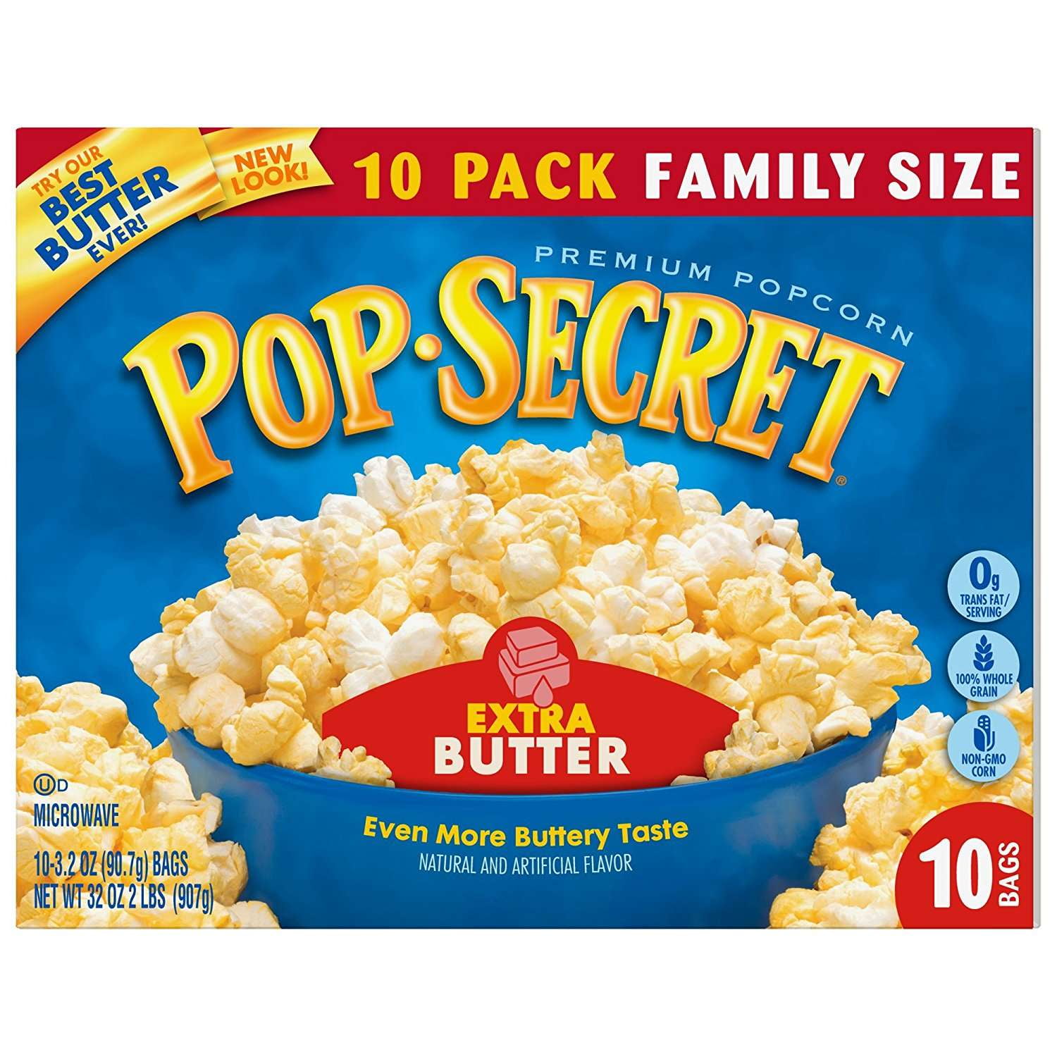 Pop Secret Extra Butter 10 Ct - Walmart.com - Walmart.com