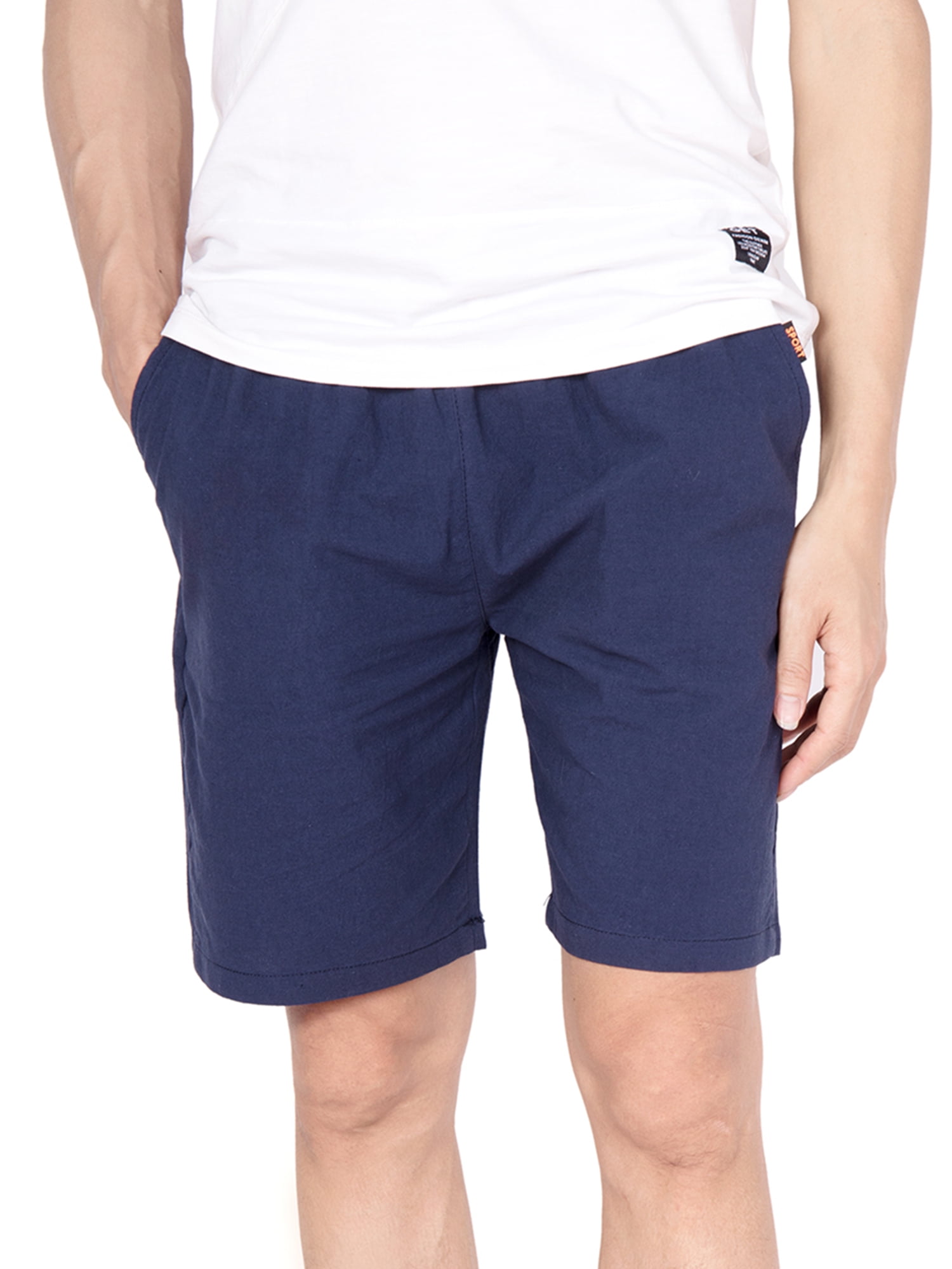 SAYFUT Big Men Boys Casual Short Classic Fit Short Pull On Cotton ...