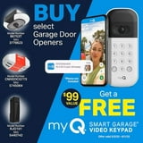 CRAFTSMAN 1-HP myQ Ultra Quiet Smart Compatible Belt drive Garage Door ...