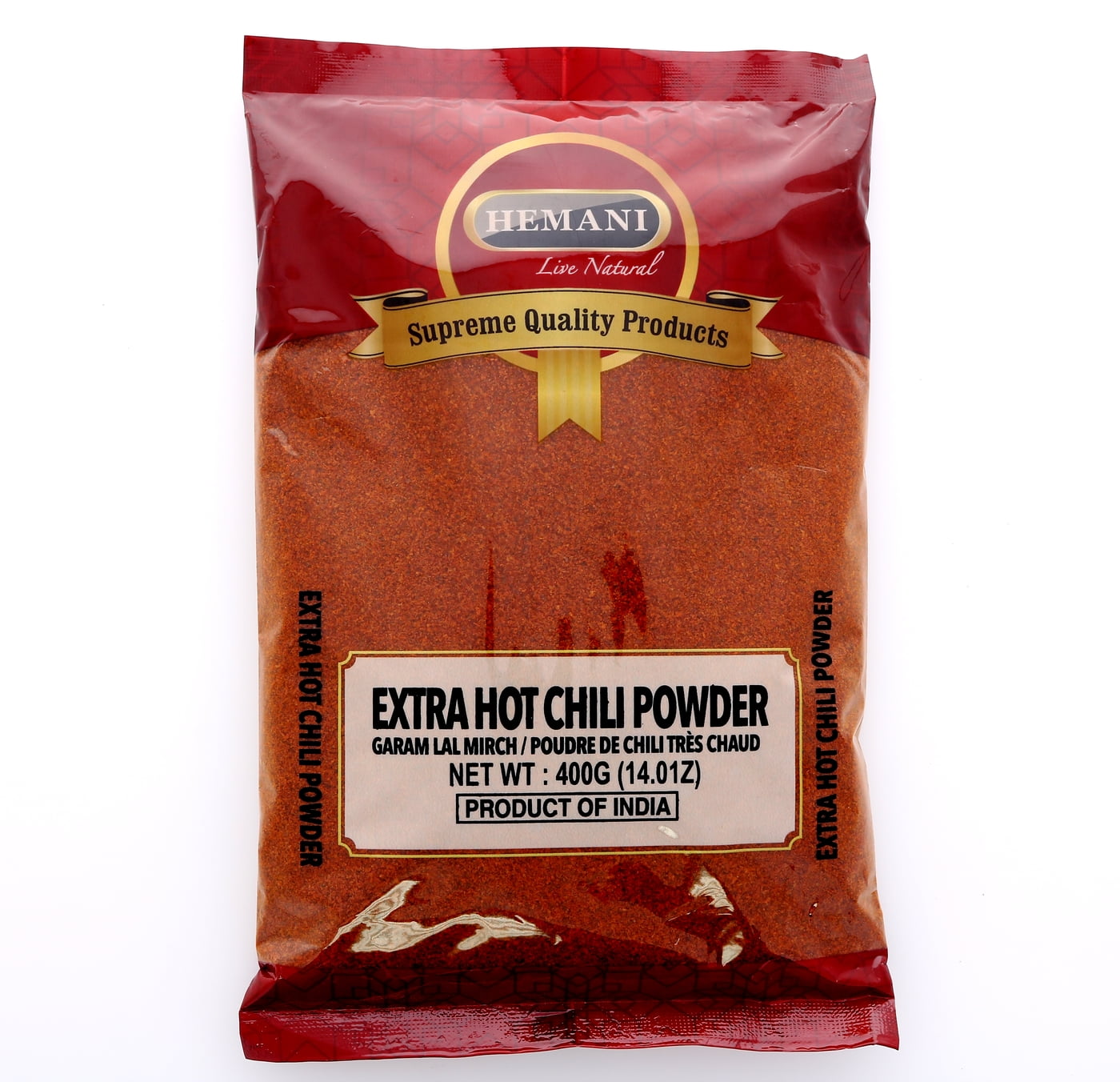 HEMANI Traditional Indian Spicy Red Chili Powder - Extra Hot - Garam ...