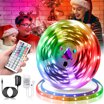 LED Light Strip, 16.4ft 5m RGB Color Changing 3528 300 LEDs with 44 ...