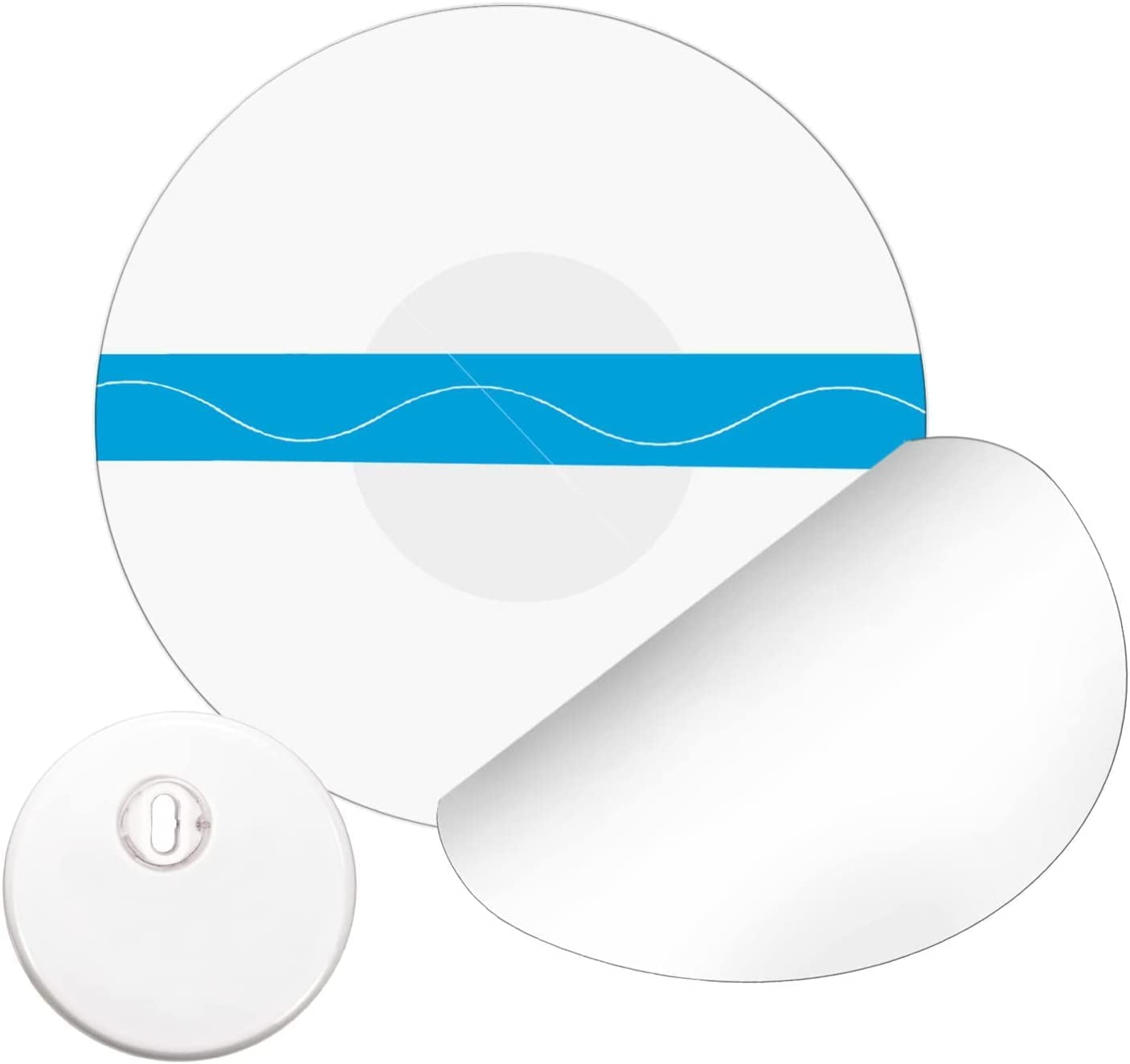 Waterproof Freestyle Sensor Covers for Libre 3, blue Latex-Free Medical ...