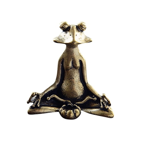 Indoor Animal Zen Meditation Sitting Statue Incense Burner Copper ...