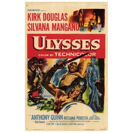 Ulysses - movie POSTER (Style A) (11" x 17") (1955) - Walmart.com