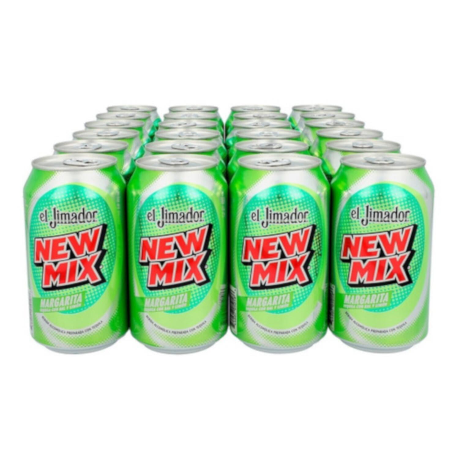 Pack de 24 Bebida Preparada New Mix Jimador Margarita Lata 350 ml ...