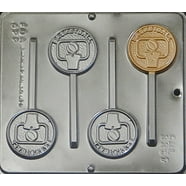 3302 Plain Pop Scalloped Lollipop Chocolate Candy Mold - Walmart.com