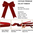 Burgundy Ribbon,1 Inch x 25 Yards Single-Faced Nylon Wrapping Ribbon ...