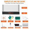 30 Feet Chimney Sweep Kit, w/ 9 Reinforced Nylon Flexible Rods ...