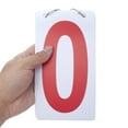 GOGO 2 Sets Waterproof Flip Scoreboard Numbers, 4 x 7 inch, 0-9 Double ...