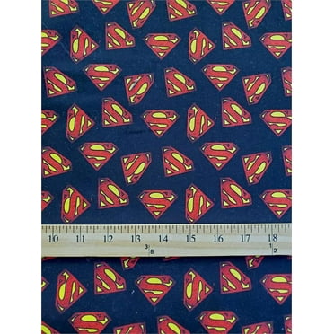 DC Comics Cotton Flannel 42" Superman Fabric, per Yard - Walmart.com