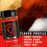 Kosmos Q Dirty Bird Dry BBQ Rub and Seasonings, 11 oz - Walmart.com