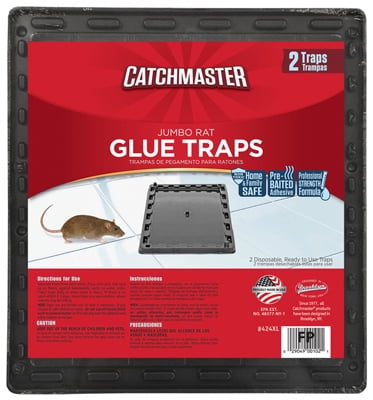 2PK-Catchmaster 2 Pack Extra Large Rat Trap Non-Toxic Ready To Use Home ...