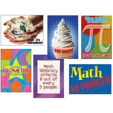 Math Symbols Colossal Concept Poster - Walmart.com