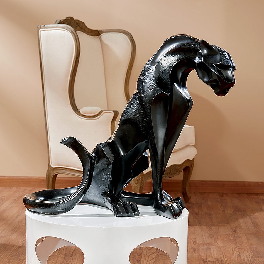 Design Toscano Rampant Tranquility Jungle Jaguar Panther Statue ...