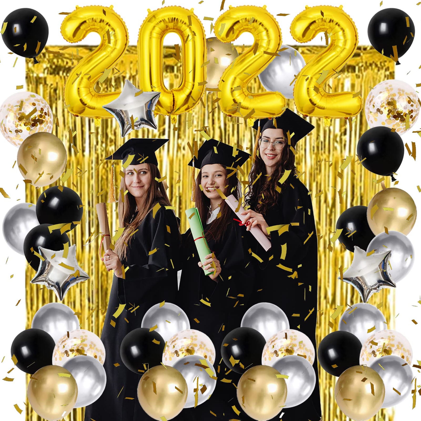 1PC Graduation Balloon Grad Party Decoration Smiling Face Congrats 1pc-graduation-balloon-grad-party-decoration-smiling-face-congrats