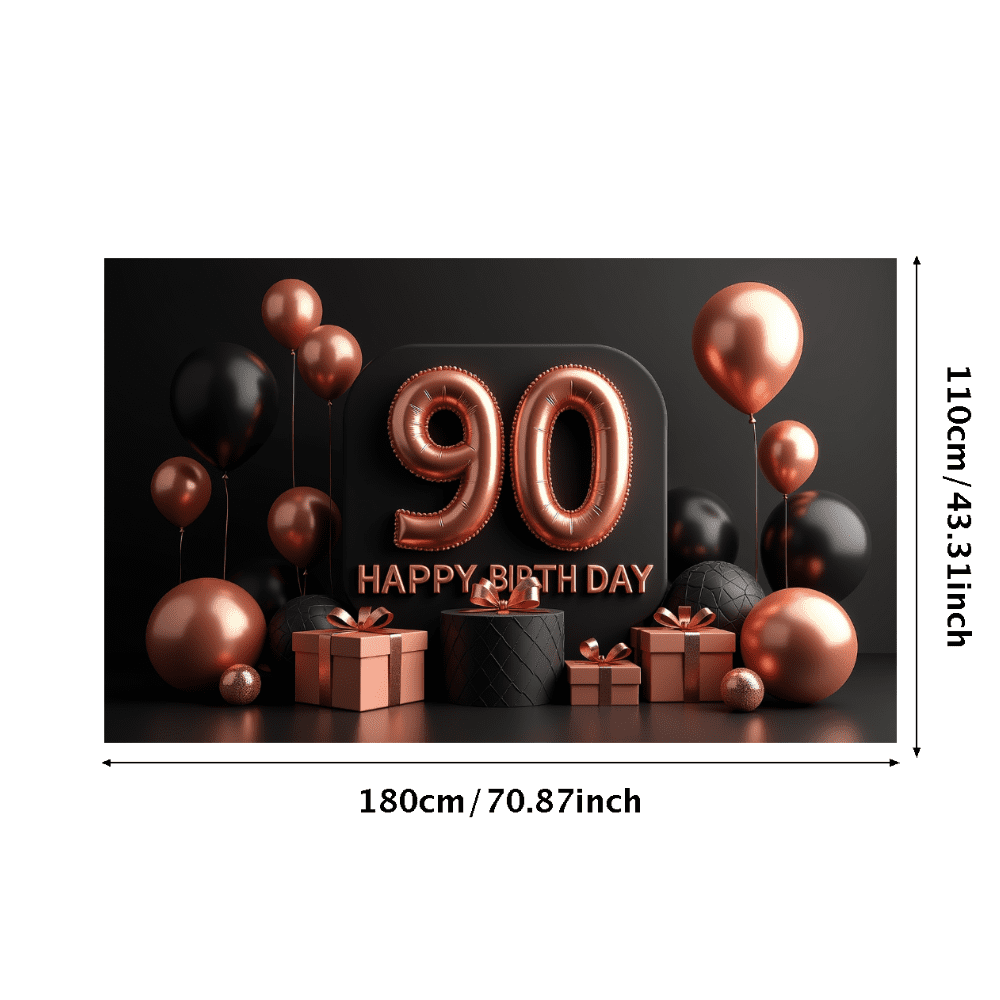 Click here for Yezdix 90th Birthday Themed Backdrop Banner Decora... prices