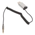 Bt Aux Adapter Usb 20 To 35mm Easy Connection Inbuilt Mic 11yd Distance Aux Bt Receiver For