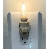 Creative Hobbies LED Night Light Bulbs 6 Pack C7 Replacement E12 Base ...