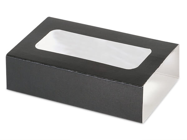 100 PK, Black Slide Open Candy Box Sleeve, 5 x 2.75 x 1" For Candy Or ...