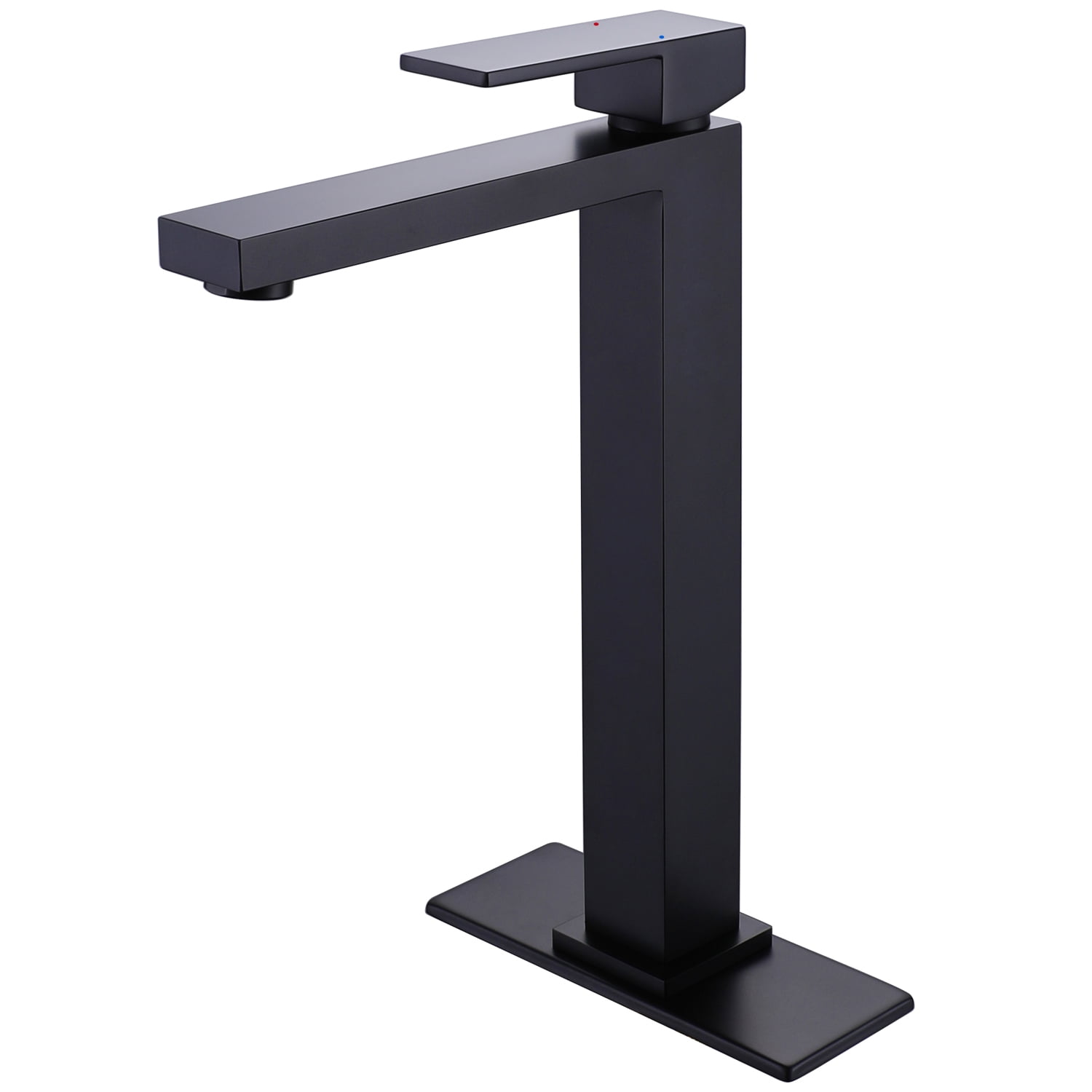 Single Handle Bathroom Sink Faucet, Solid Brass Basin Faucet with 6 ...