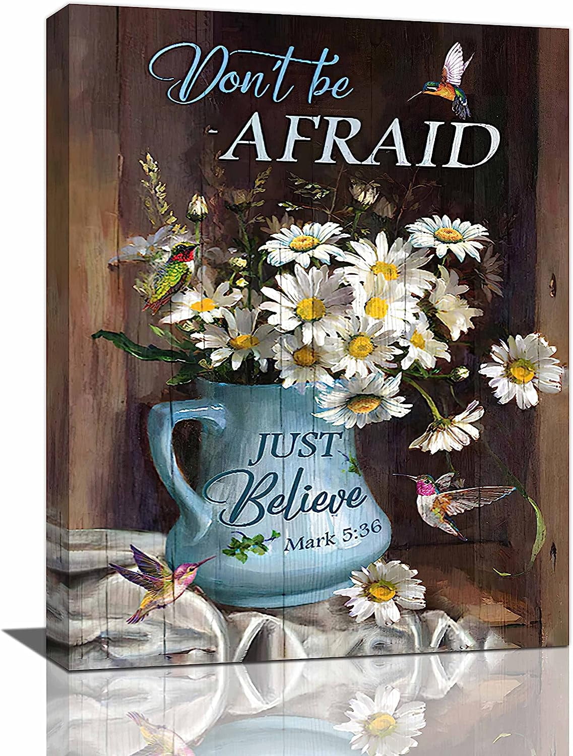 Farmhouse Daisy Wall Art Rustic Daisy Pictures Wall Decor Country Daisy ...