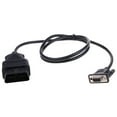 Techinal Universal OBD2 16Pin TO DB9 RS232 Adapter Cable Car Auto ...