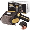 CUKIXA Cordless Electric Grill Brush with LED Light, 350 RPM Bristle ...