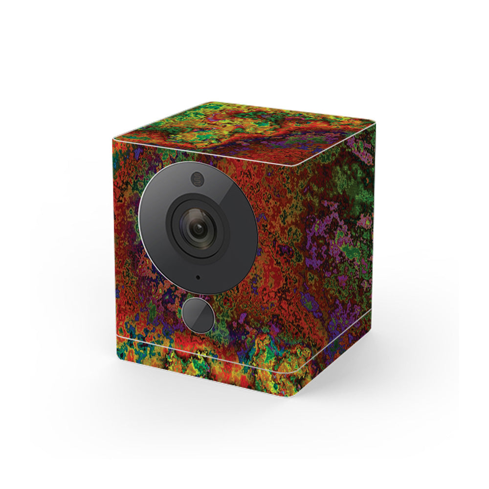 Skin Decal Wrap Compatible With Wyze Cam V2 Sticker Design Rust ...