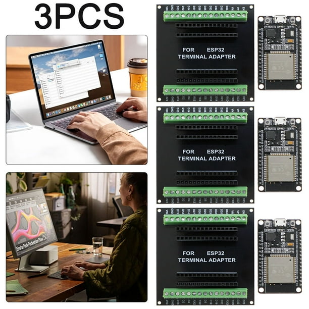 【MRD066B】Placa conexión ESP32 GPIO 1 en 2 + NodeMCU-32S Lua Placa desarrollo módulo Wi-Fi ESP32 ...