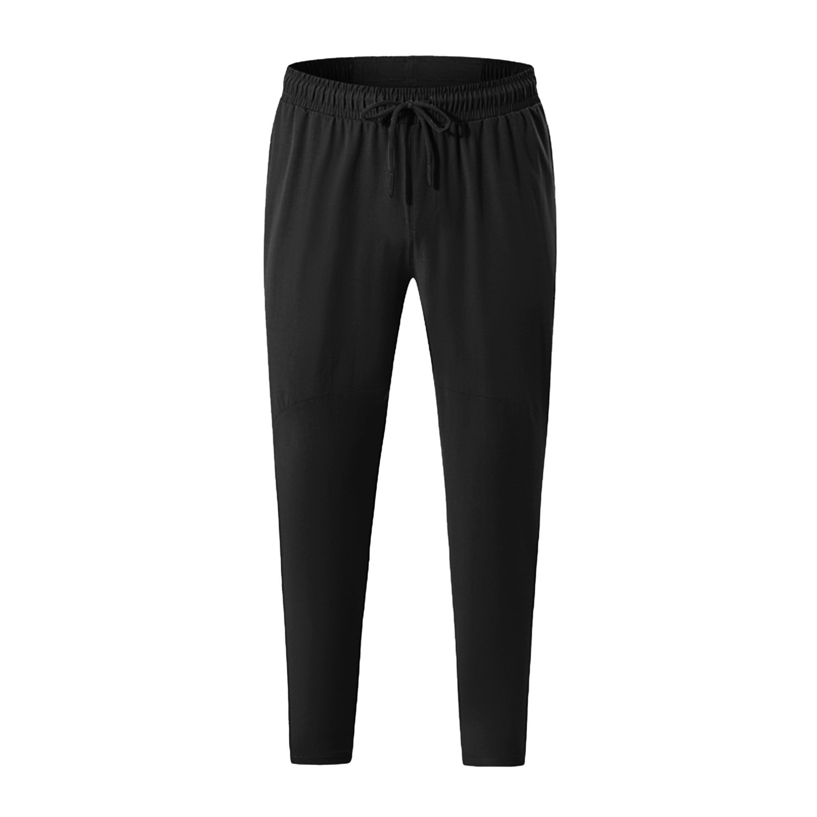 Ediodpoh Mens Solid Color Jogging Portable Fitness Sports Casual ...