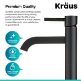 KRAUS Ramus Tall Vessel Bathroom Faucet, Oil Rubbed Bronze Finish ...