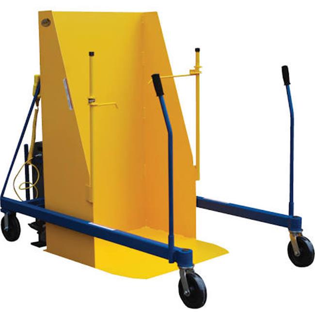 Vestil TCD-U-60-DC Universal DC Trash Can Dumper, 74 in. - 400 lbs ...
