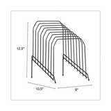 Wire Tiered File Sorter, 8 Sections, Letter To Legal Size Files, 8" X ...