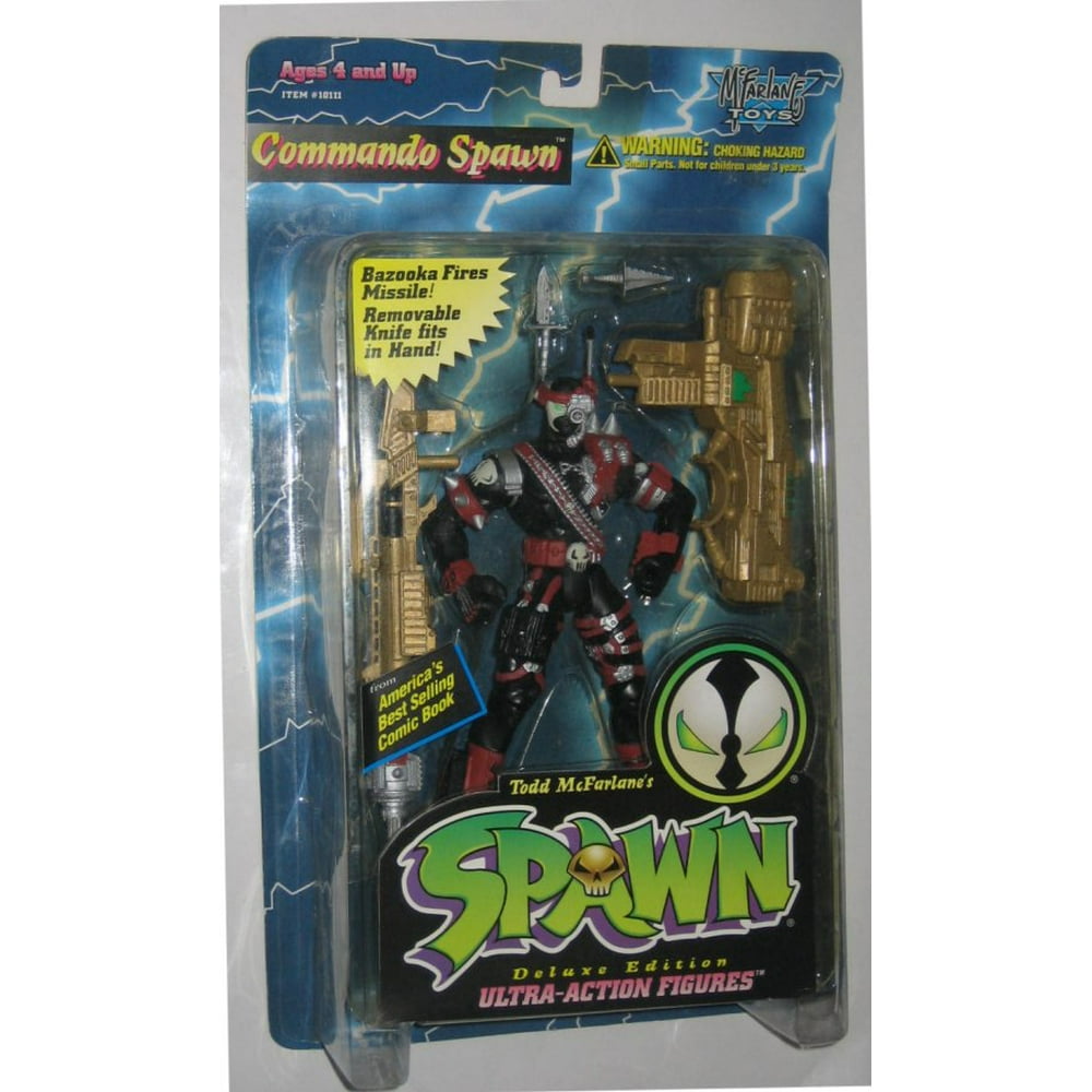 Spawn Commando Spawn Exclusive Gold Guns Edition (1995) McFarlane Toys ...