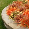 Scidweet Artificial Fall Flowers 24 Pcs Fake Autumn Decor for Home ...