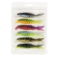 Perch Pike fishing bait soft fishing predator lures Shad Paddle Tail ...