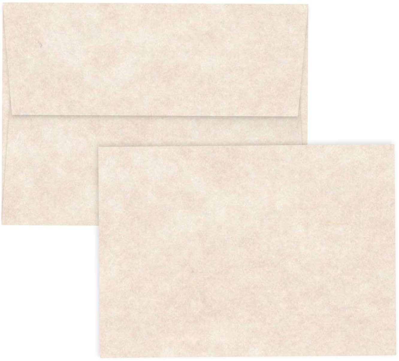 Stationery Parchment Cards and Matching Envelopes | Color: Natural ...