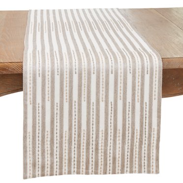 Hip-O Modern Living Handmade Durable Teak Table Runner, Transitional ...