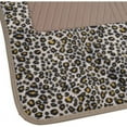 BDK Cheetah Car Floor Mats, Animal Prints Mat, 4 Pieces, Beige ...