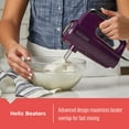 BLACK+DECKER High Power Helix Performance 5-Speed Hand Mixer, Purple ...