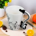 LanHong 13.5 Ounce Guitar Mug Music Note Coffee Mug Ceramic Guitar ...
