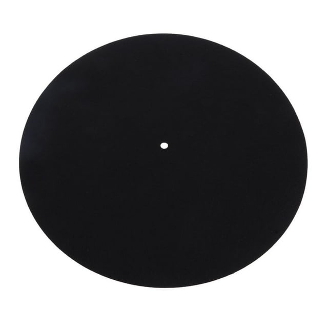 LP Turntable Player Slip-mat Record Player Static Vibration Black Mat ...
