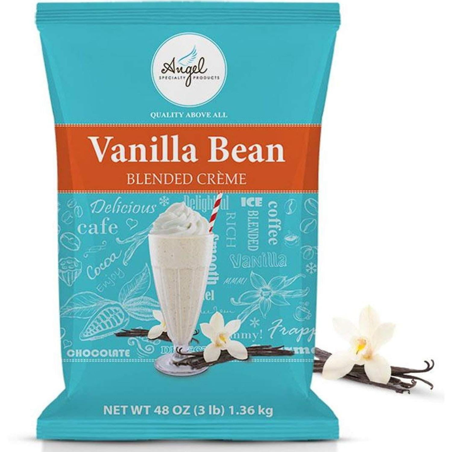 LZHF, Blended Smoothie, Frappe Powder Mix, Vanilla Bean [3 LB] [34 ...