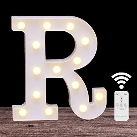 Marquee Light Up Letters with Remote, LED Marquee Letters Lights for ...