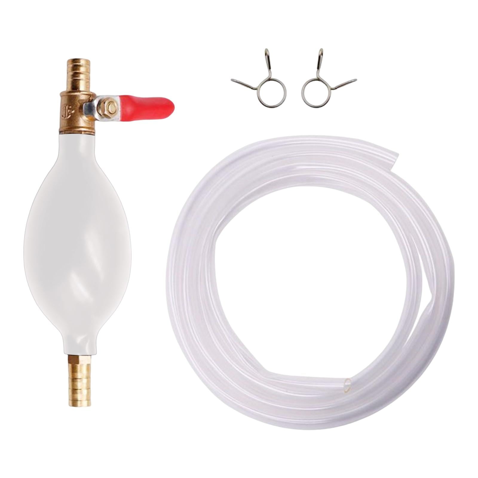 Manual Siphon Pump with Hose Clip Control , Portable 2M Syphon Hose ...
