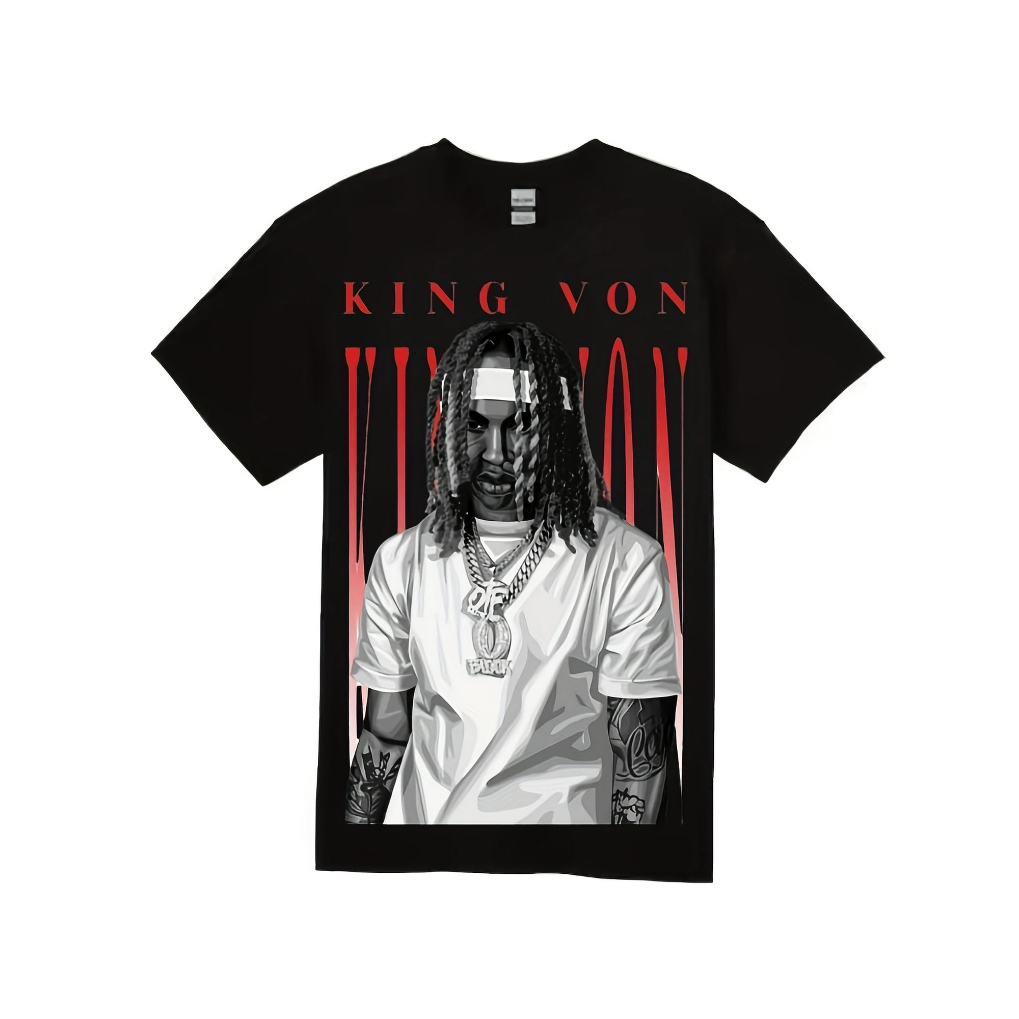 Click here for Unbranded King Von Mens Black T-Shirt - Stylish Gr... prices